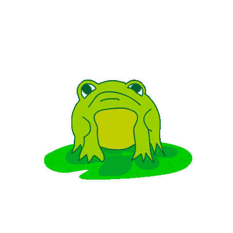 Jump Frog Sticker for iOS & Android | GIPHY