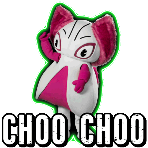 Choo Choo Conductor Sticker by Bullet Train for iOS & Android | GIPHY