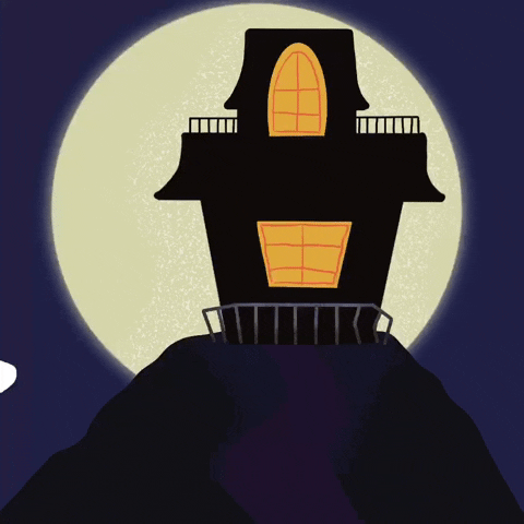 Spooky House Halloween GIF - Find & Share on GIPHY