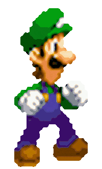 Luigi Running Gif