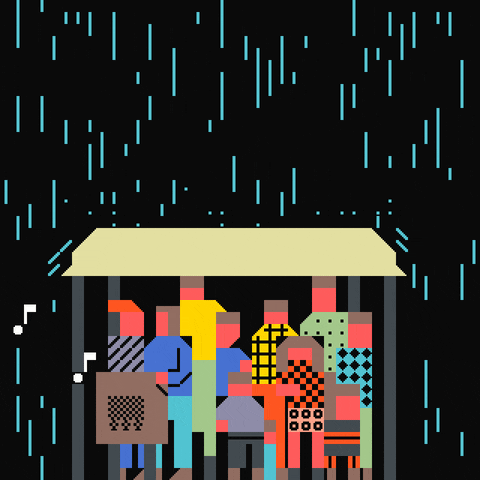 Flea Market Rain GIF by ailadi - Find & Share on GIPHY