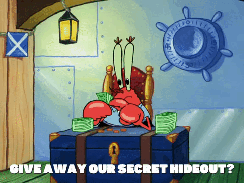 Spongebob Secret Gif