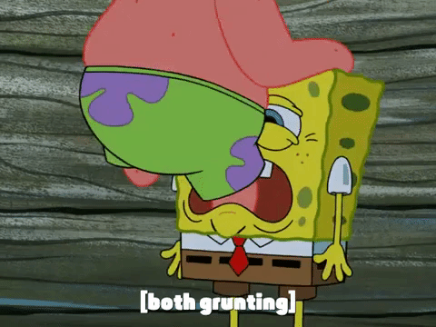 Spongebob Drooling Gif