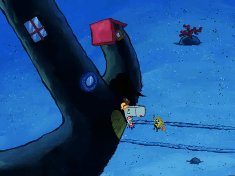 Rock Bottom SpongeBob Gif