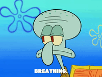 Spongebob Breathing Heavily Gif