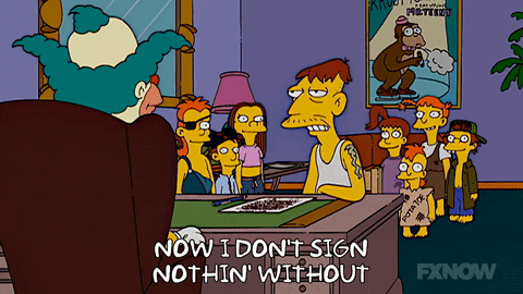 Dont Sign GIFs - Get the best GIF on GIPHY