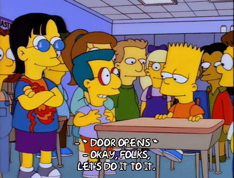 Bart Simpson School GIF - Find & Share on GIPHY