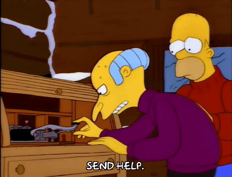 Homer Simpson Help GIF - Find & Share on GIPHY