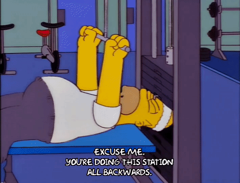 Homer Workout Gif Homer Workout Simpsons Discover Sha - vrogue.co