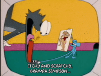 Itchy And Scratchy Gif