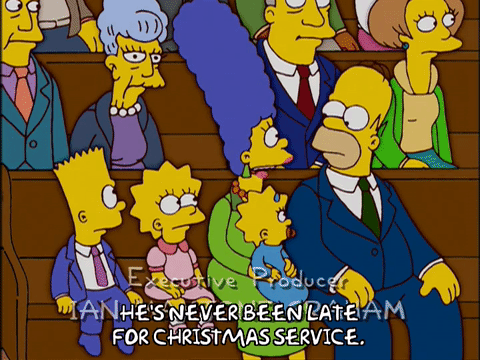 Homer Simpson Church GIF - Find & Share on GIPHY