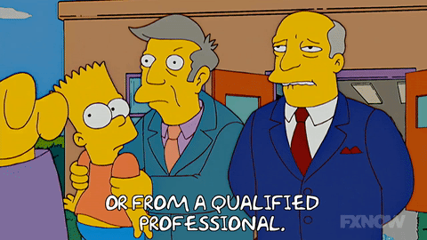 The Simpsons Superintendent Gary Chalmers GIF - Find & Share on GIPHY