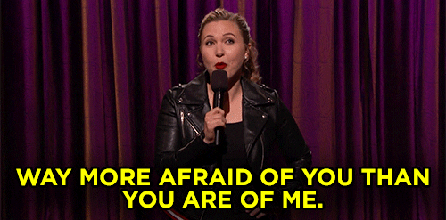Way More Afraid Of You Than You Are Of Me GIFs - Get the best GIF on GIPHY