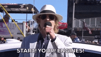 Owen Wilson Start Your Engines GIF by NASCAR - Find & Share on GIPHY
