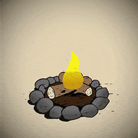 Gif Animado De Fogata