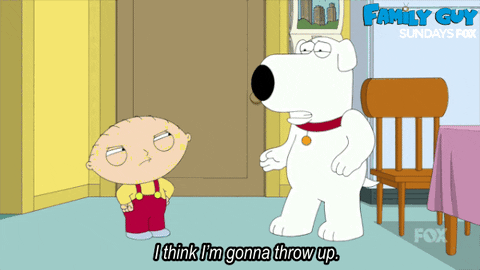 Stewie Throwing Up Gif