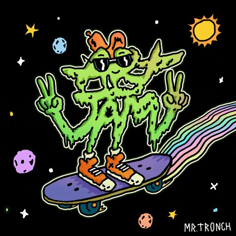 Animation Space GIF by Mr Tronch - Find & Share on GIPHY