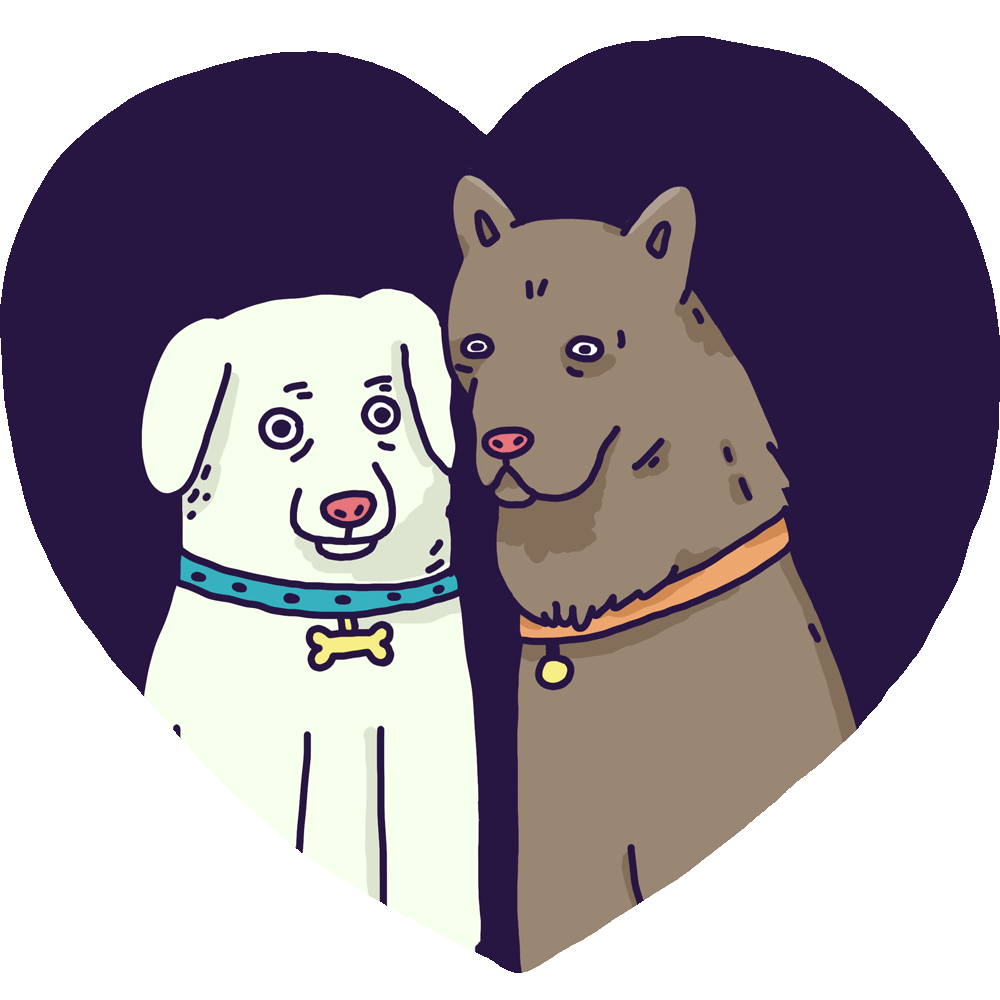 True Love Hug Sticker by Michelle Porucznik for iOS & Android | GIPHY