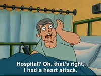 Funny Heart Attack Gif