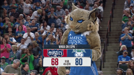 Wnba Mascot GIF by WNBA - Find & Share on GIPHY