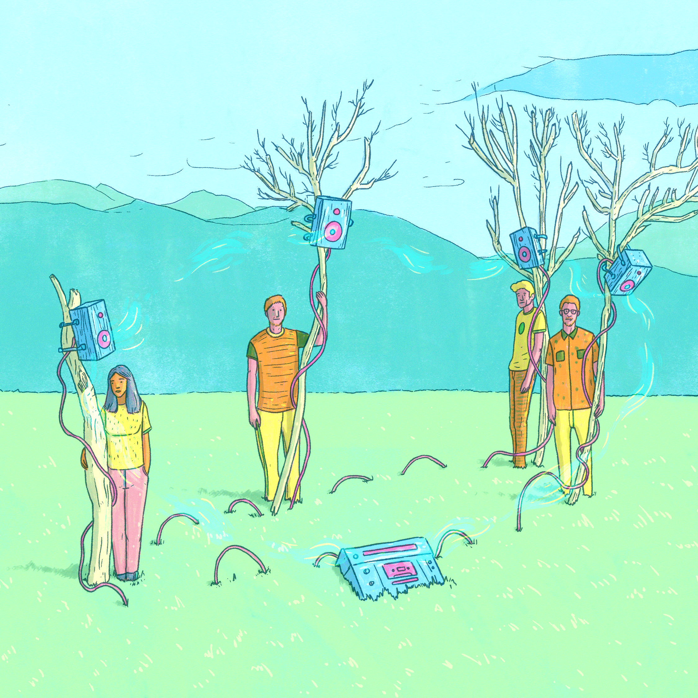 Magic Landscape GIF by Laurent Hrybyk - Find & Share on GIPHY