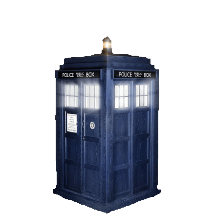 Transparent Tardis Gif