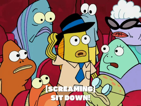 Spongebob Bowing Down Gif