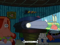 Patrick Star Screaming Gif