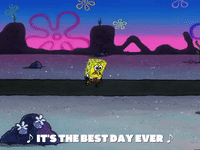 Spongebob Best Day Ever Gif