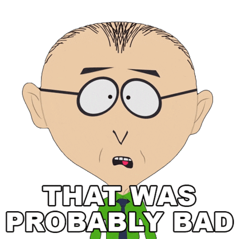 Mr Mackey Bad Idea Sticker by South Park for iOS & Android | GIPHY