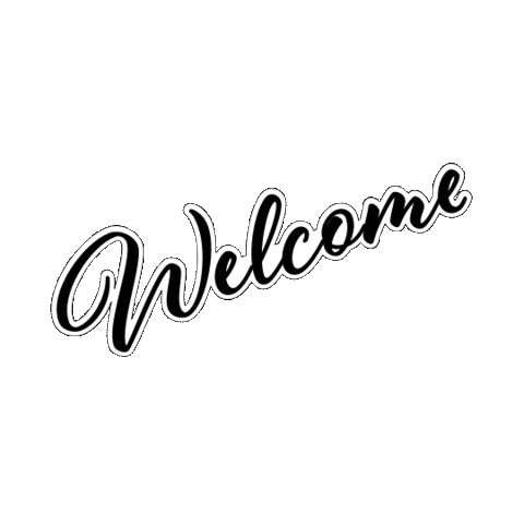Welcome Sign Sticker by cottononkids for iOS & Android | GIPHY