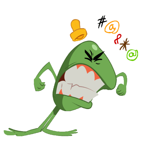 Angry Cartoon Sticker by Afternoon films for iOS & Android | GIPHY