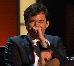 New trending GIF tagged laughing eating bill hader… | Trending Gifs
