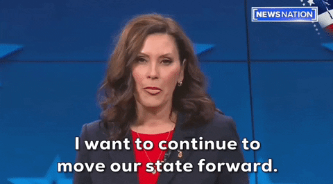 Gretchen Whitmer Michigan GIF by GIPHY News - Find & Share on GIPHY
