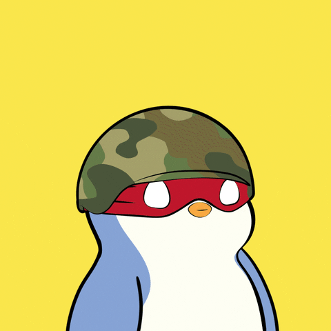 War Fight GIF by Pudgy Penguins - Find & Share on GIPHY