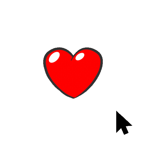 Heart Click Sticker by Trakto for iOS & Android | GIPHY
