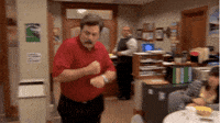 Ron Swanson Dancing Animated Gif