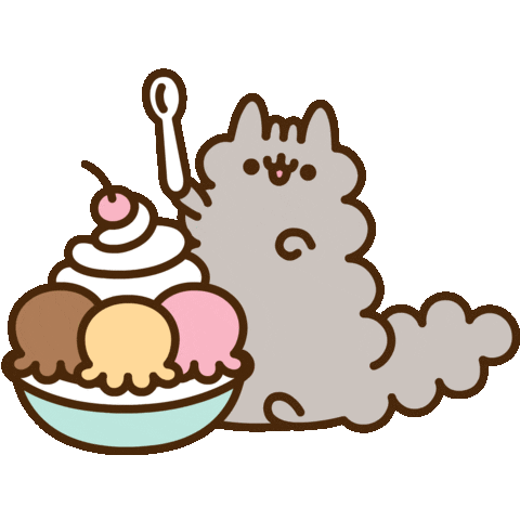 Pusheen Eating Gif