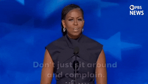 Michelle Obama Duim Omhoog Gif All They Do Is Sing Michelle Obama Over