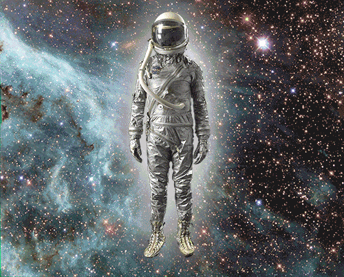 Astronaut Floating In Space Gif