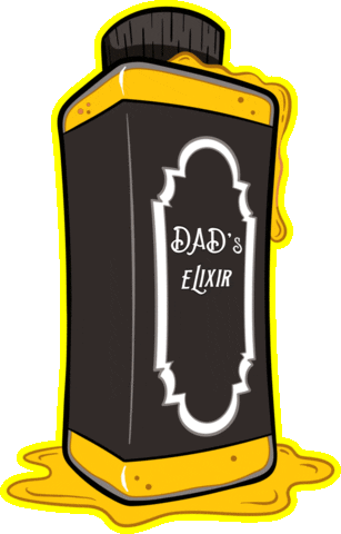 Bottle Sticker by Dads Elixir for iOS & Android | GIPHY