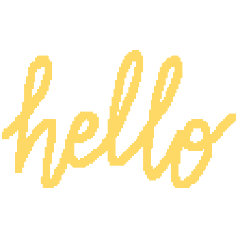 Pixel Hello Sticker for iOS & Android | GIPHY