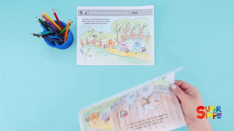 Coloring Bumble Nums GIF by Super Simple - Find & Share on GIPHY