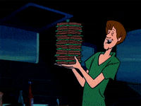 Shaggy Eating A Sandwich