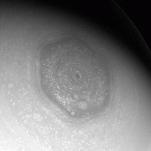 Saturn Hexagon Gif