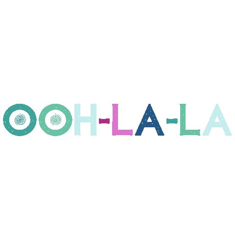Ooh La La Letters Sticker by Buro Veer for iOS & Android | GIPHY