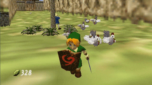 Zelda Chicken GIFs - Get the best GIF on GIPHY