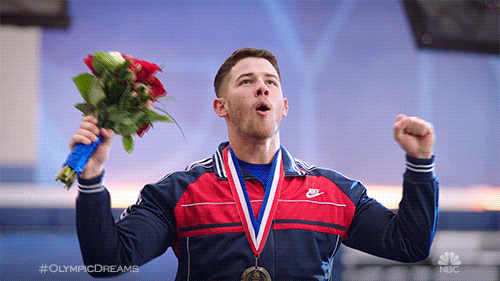 Smiling Doesnt Win You Gold Medals GIFs - Get the best GIF on GIPHY
