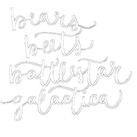 Bears Beets Battlestar Galactica Gif