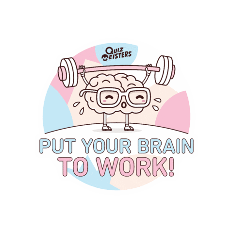 Brain Trivia Sticker by Quiz Meisters for iOS & Android | GIPHY